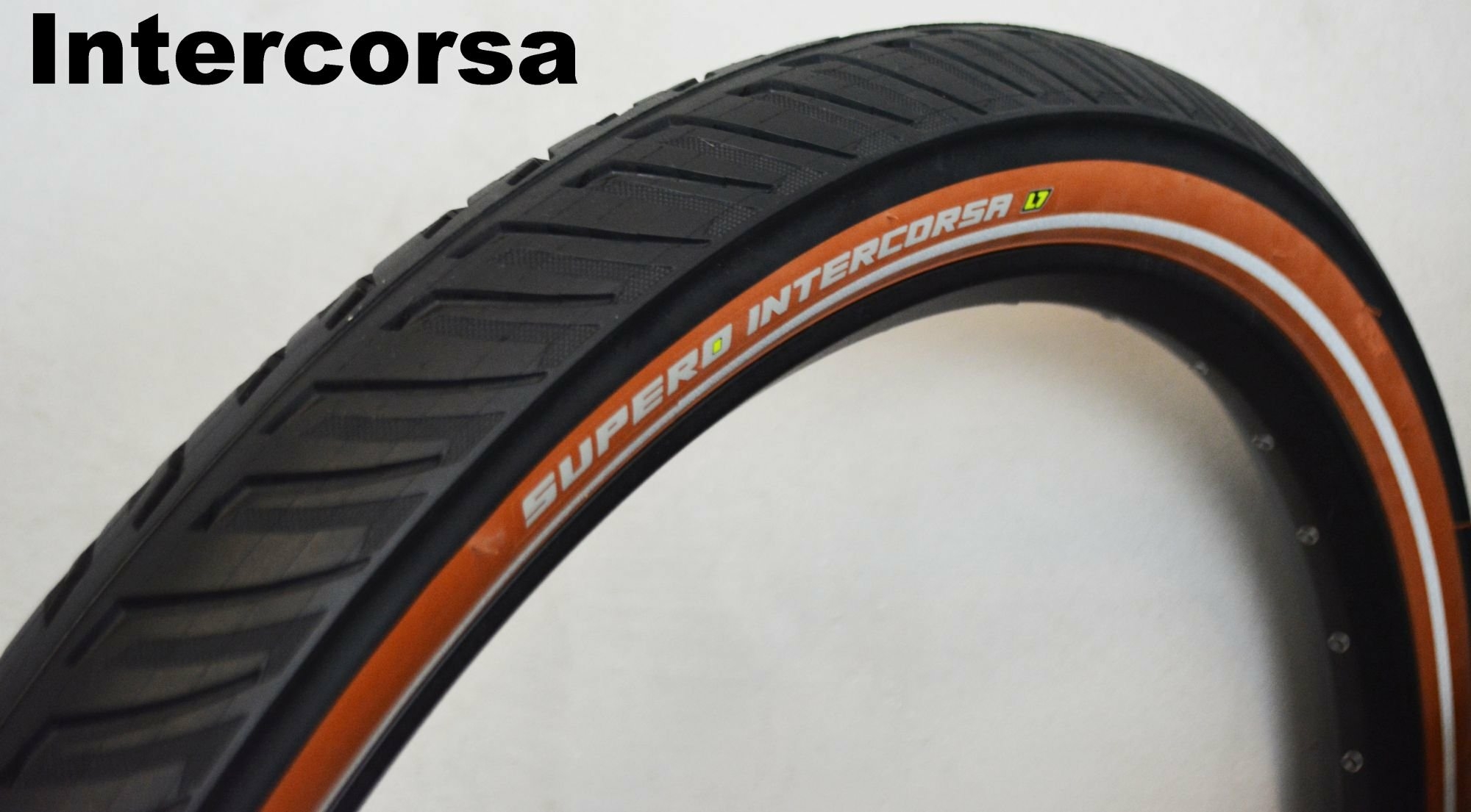 Supero E-Bike - Reifen - Drahtreifen- C0601 - 27,5 Zoll InterCorsa (62-584) | schwarz/braun | 250330